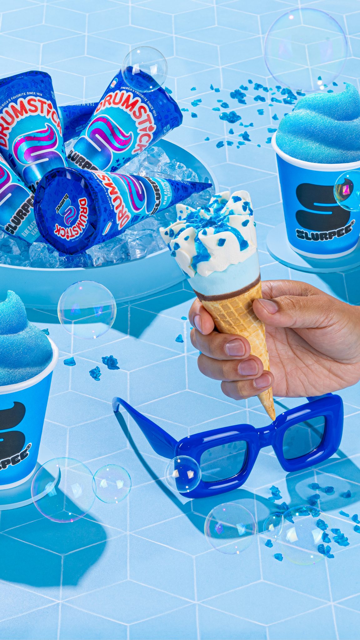 Drumstick x 7-Eleven Collab — Drumstick Slurpee Blue Raspberry Vanilla ...